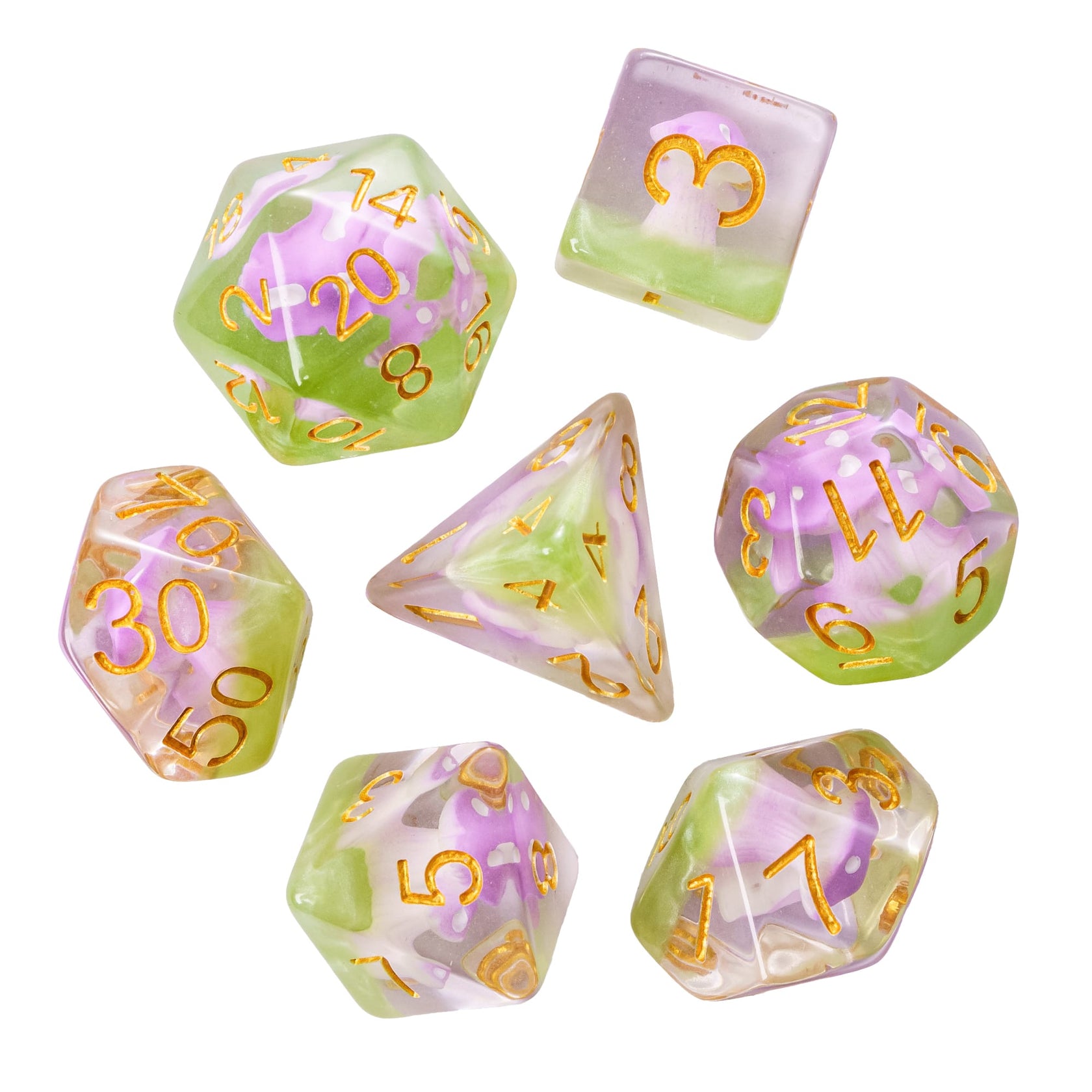 Mushroom Cap - Dice Set – Only Crits